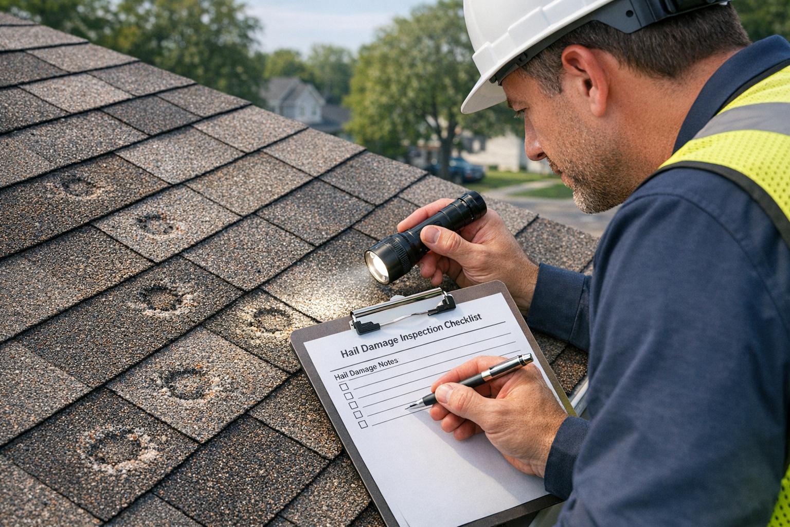 Hail Damage Roof Inspection Checklist - Pro-Tech Roofing